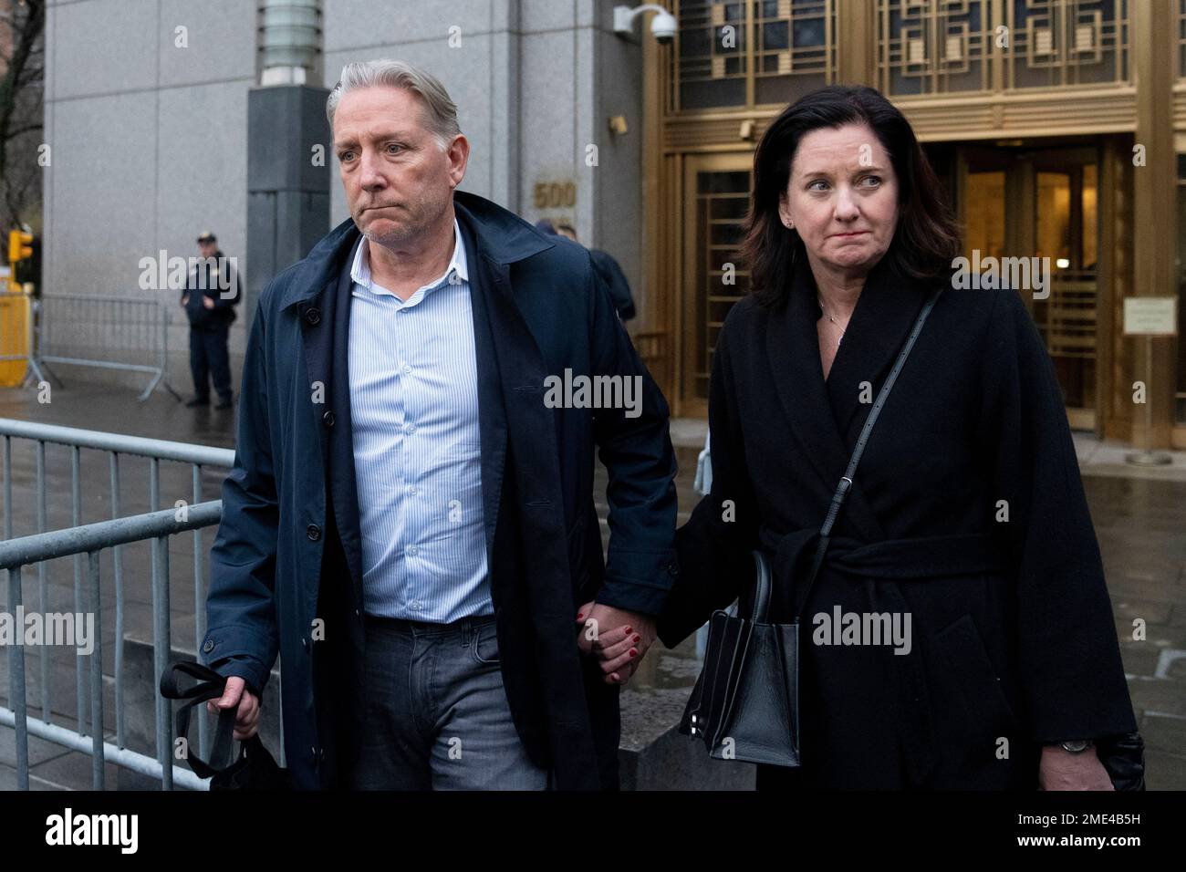 Charles McGonigal, left, former special agent in charge of the FBI's ...