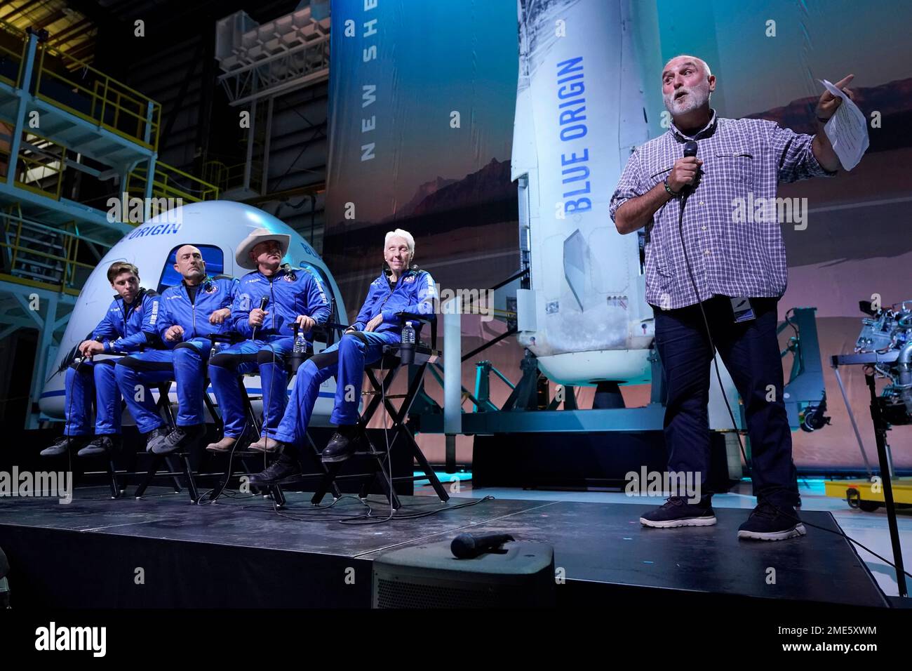 Chef Jose Andres, right, makes comments as Oliver Daemen, left, Mark ...