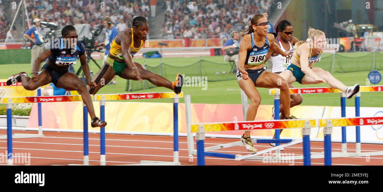 FILE - In this Aug. 19, 2008, file photo, United States' LoLo Jones ...