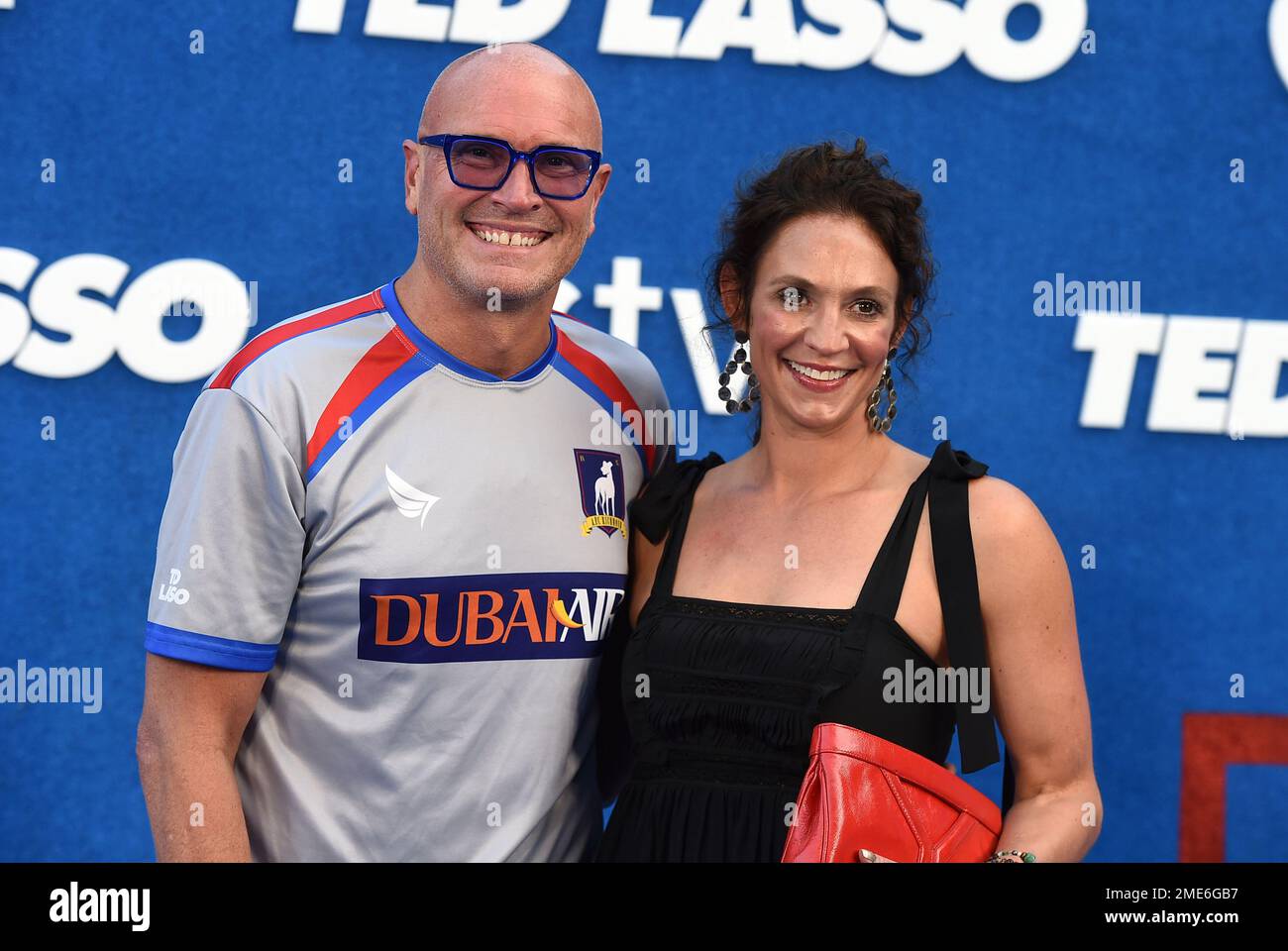 Rex Chapman arrives at the premiere of the second season of "Ted Lasso ...