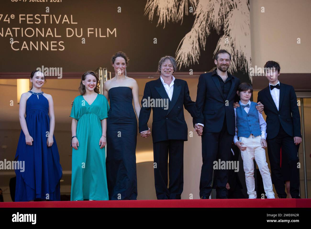 Anne-Sophie Bowen-Chatet, from left, Juliette Benveniste, Vicky Krieps ...