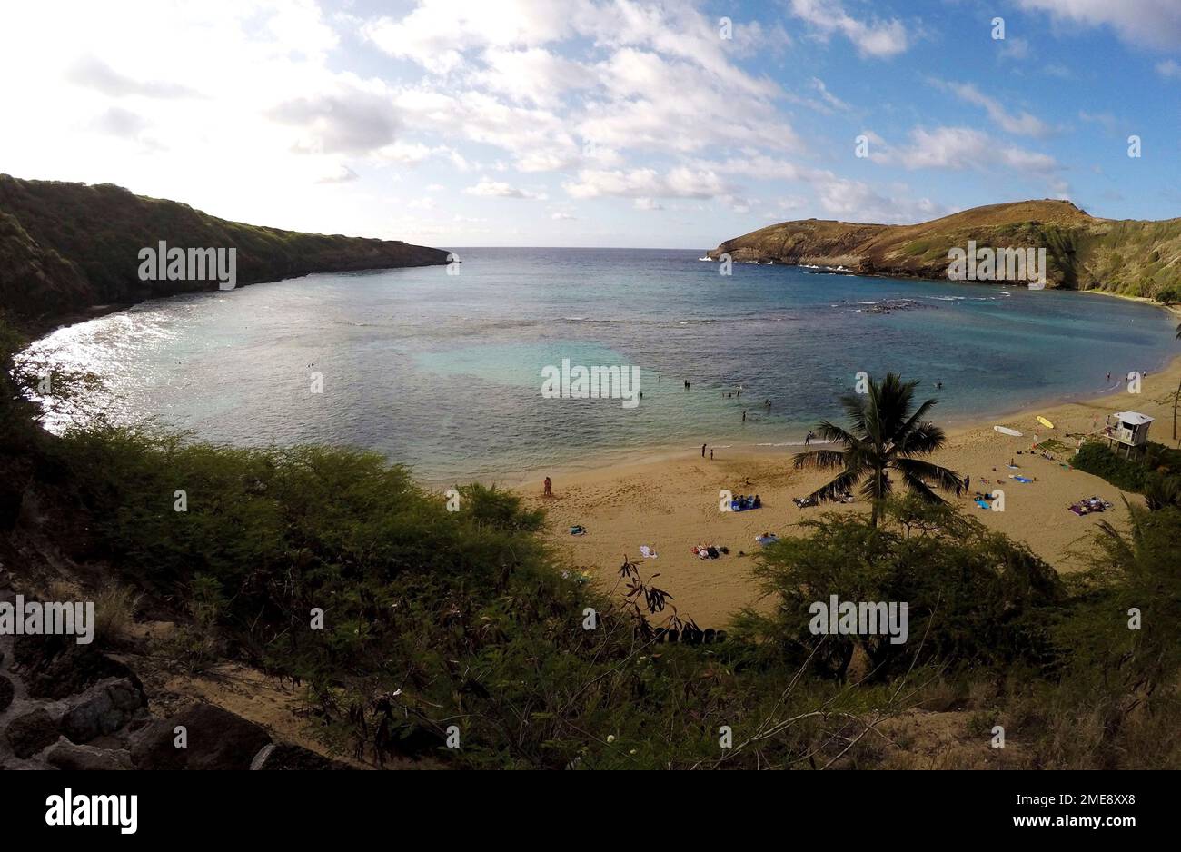 FILE - In this May 11, 2016 file photo, people swim in Oahu's Hanauma ...