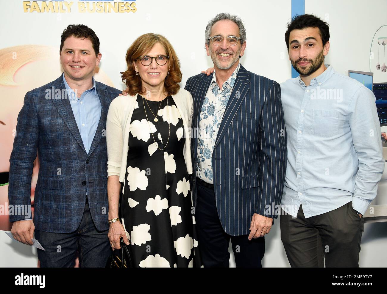 Dreamworks Animation president Margie Cohn poses with her husband Peter ...