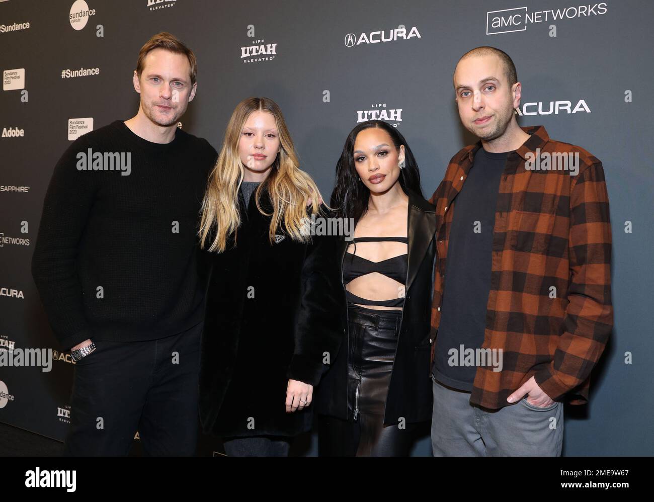 Alexander Skarsgard, Mia Goth, Cleopatra Coleman und Brandon Cronenberg ...