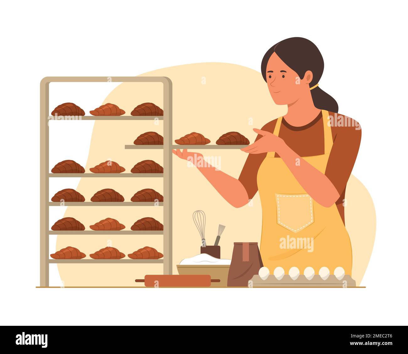 Teenager working restaurant Stock-Vektorgrafiken kaufen - Alamy