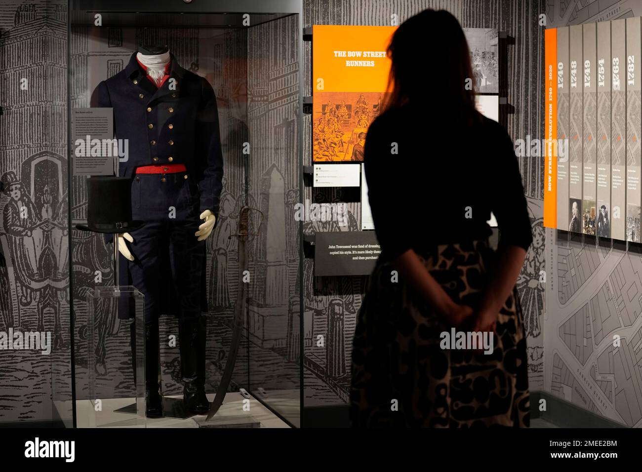 A replica of a Bow Street Runner's uniform worn by those on horse ...