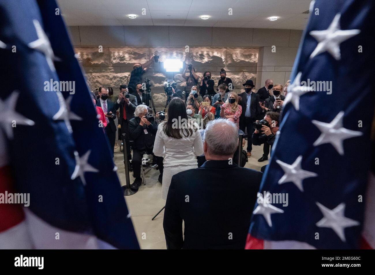 Newly-elected House Republican Conference Chair Rep. Elise Stefanik, R ...