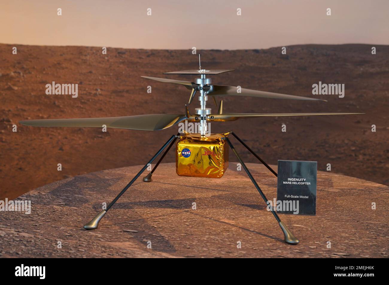 FILE - This Feb. 17, 2021 file photo, shows a full-scale model of the ...