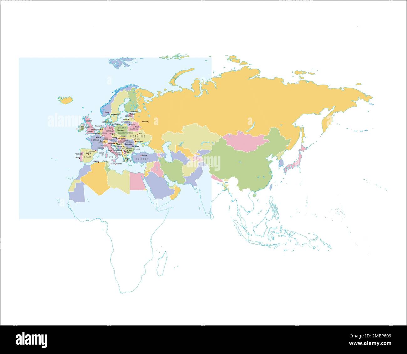 Mapa político de europa -Fotos und -Bildmaterial in hoher Auflösung ...