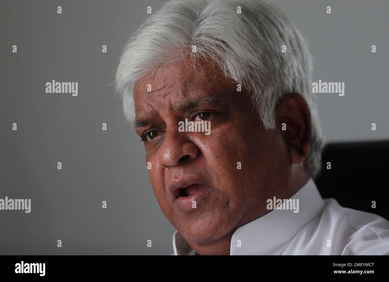 Former Sri Lankan cricket captain Arjuna Ranatunga who led Sri Lanka to ...