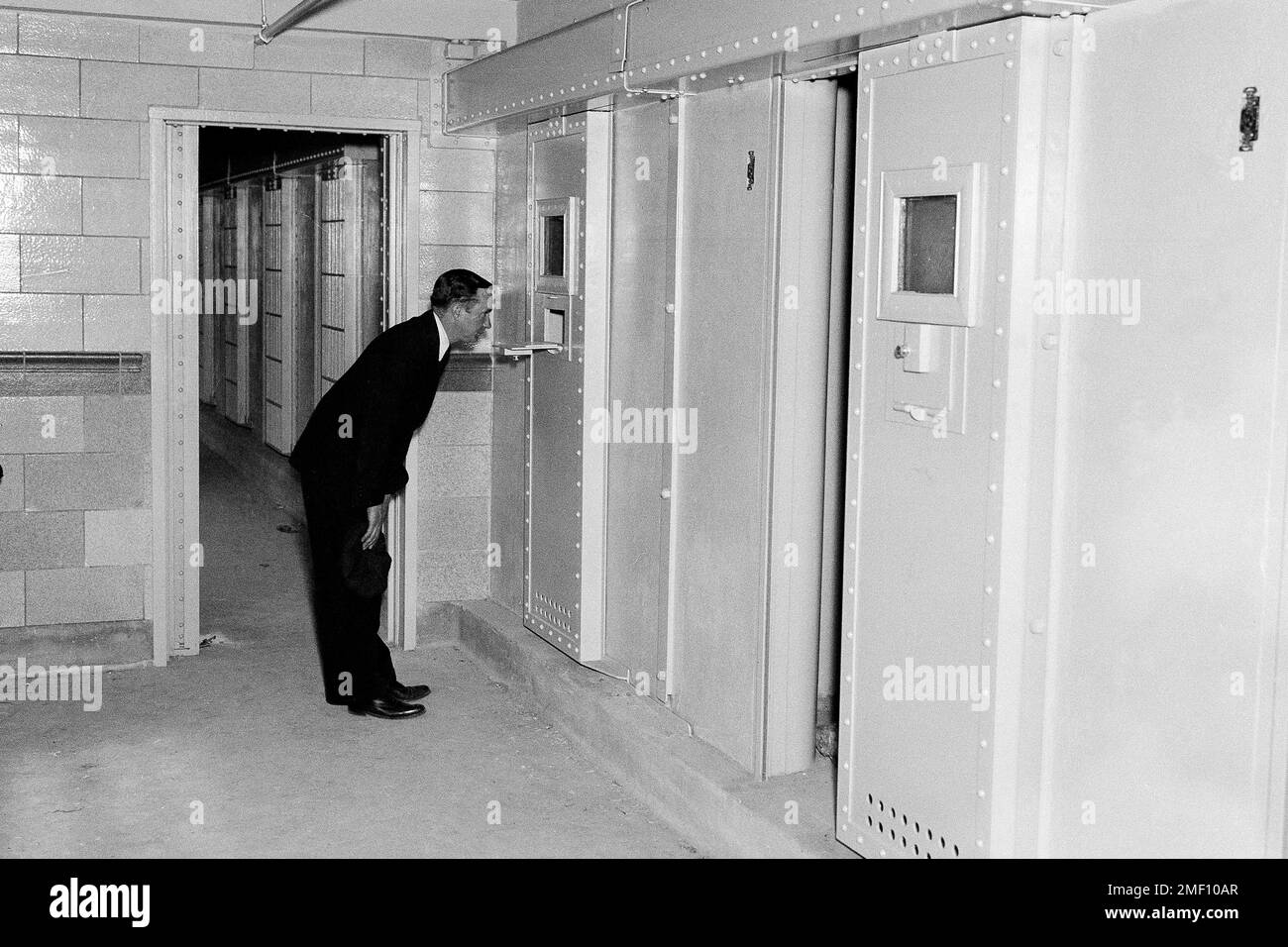FILE - In this May 23, 1935 file photo, solitary confinement cells are ...