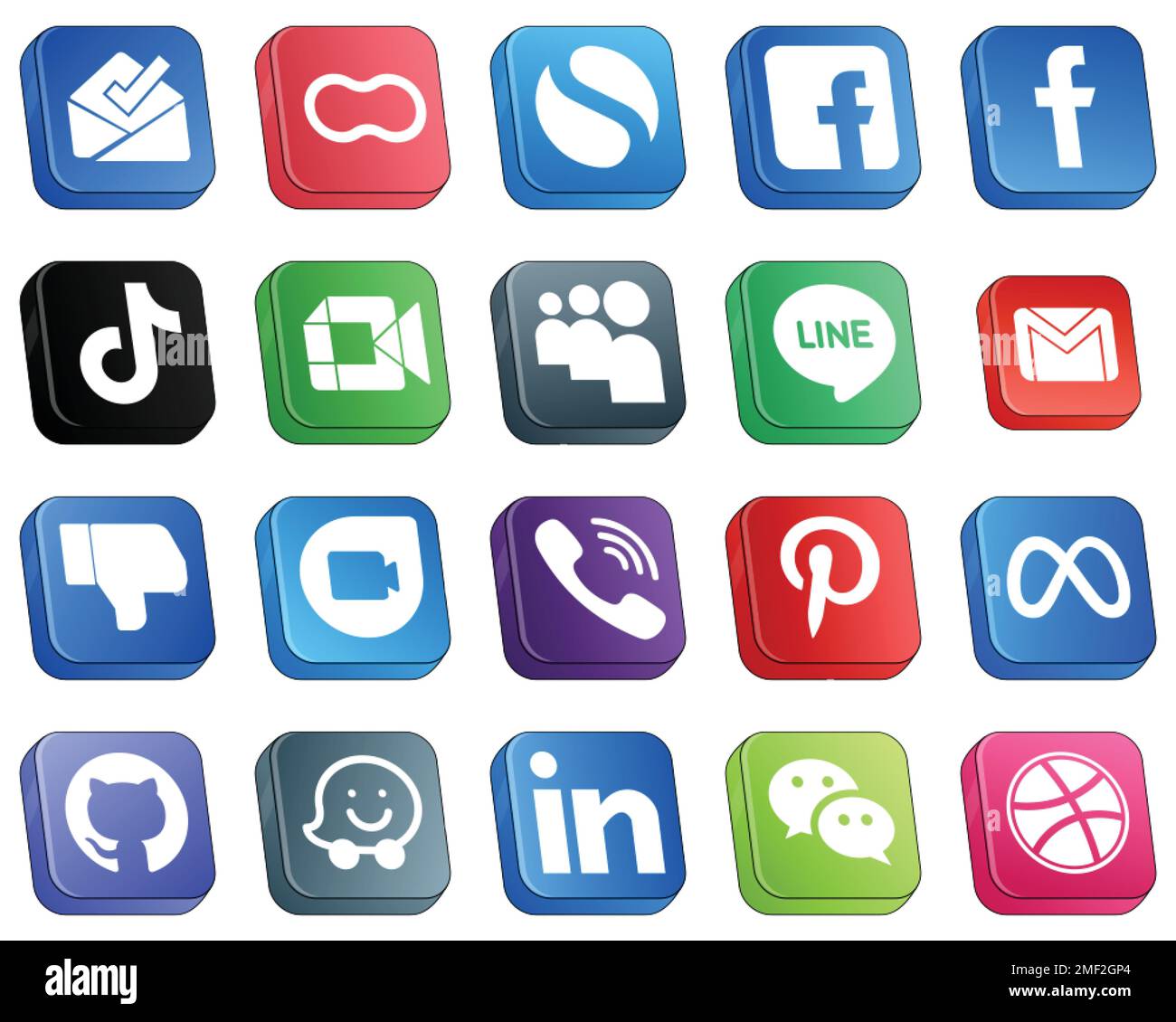 Tiktok logo 3d -Fotos und -Bildmaterial in hoher Auflösung – Alamy