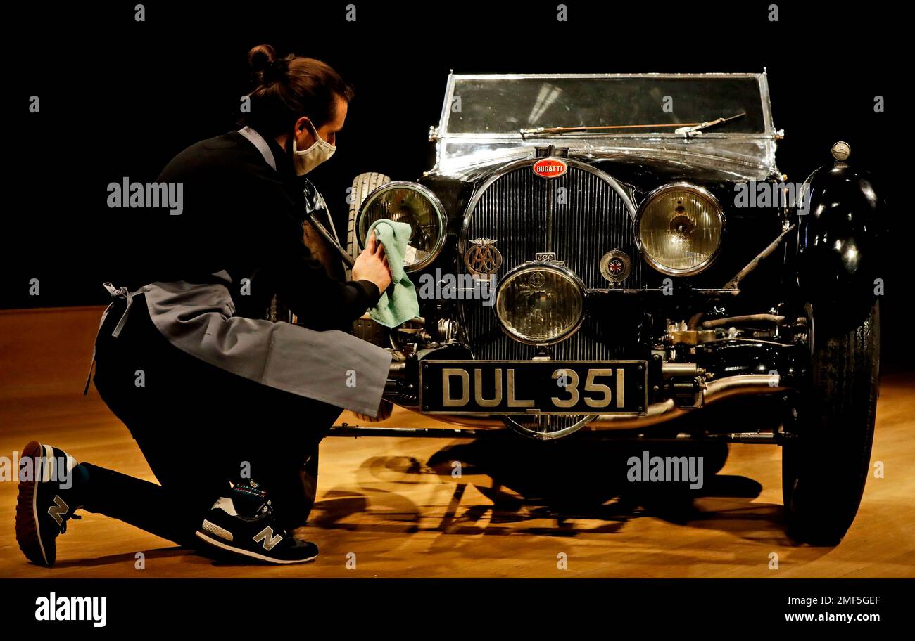 A 1937 Bugatti Type 57S, one of the world's most valuable and desirable ...