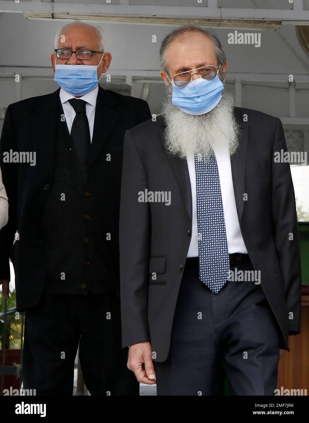 Ahmed Saeed Sheikh, right, father of British-born Pakistani Ahmed Omar ...