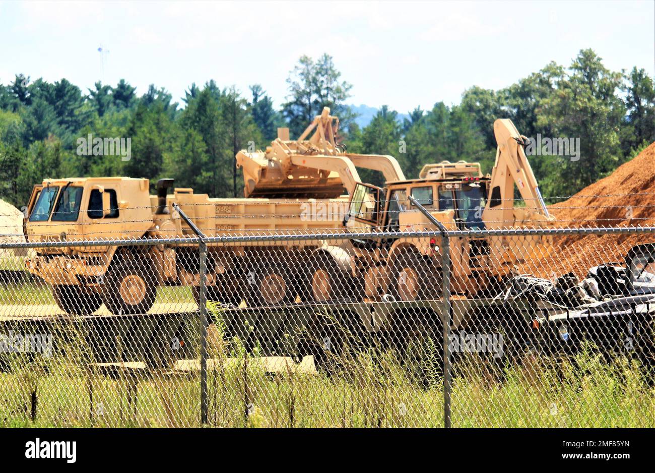 Soldaten der 716. Engineer Company, einem Ingenieurunternehmen der Army ...