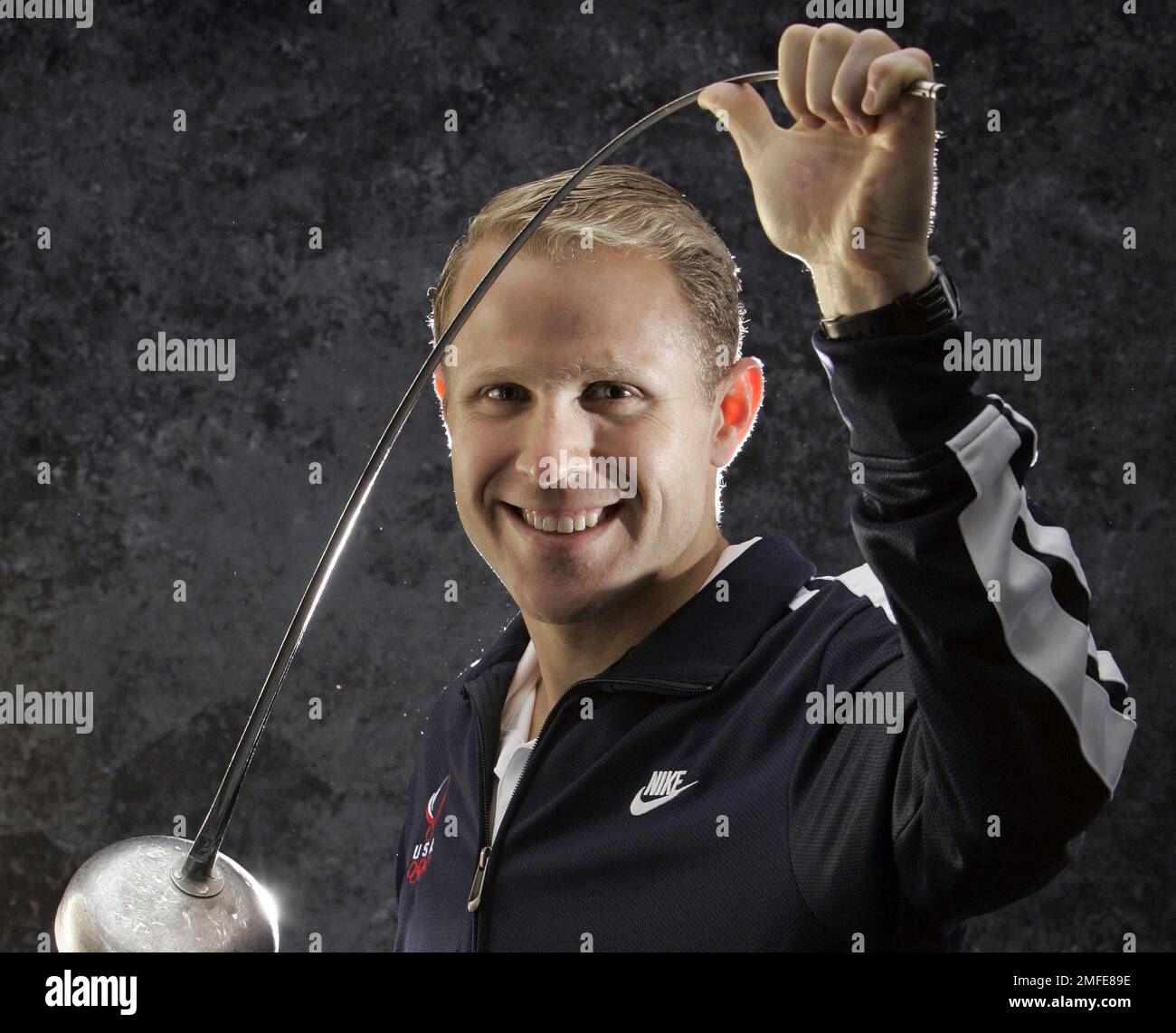 FILE - In this April 14, 2008, file photo, modern pentathlon athlete ...