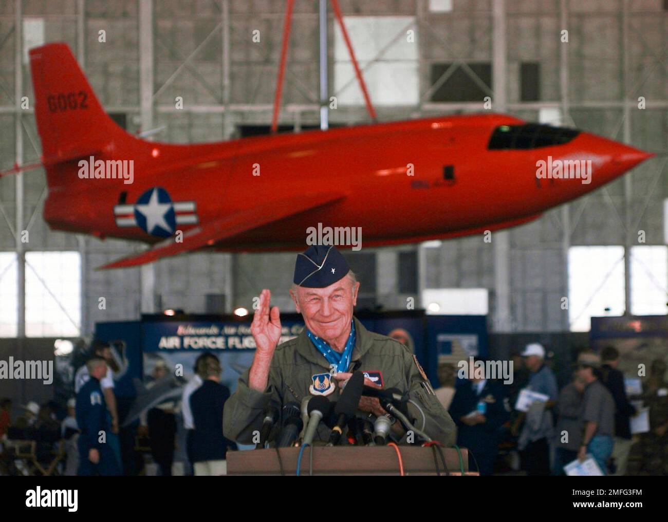 FILE - In this Tuesday, Oct. 14, 1997, file photo, Chuck Yeager ...