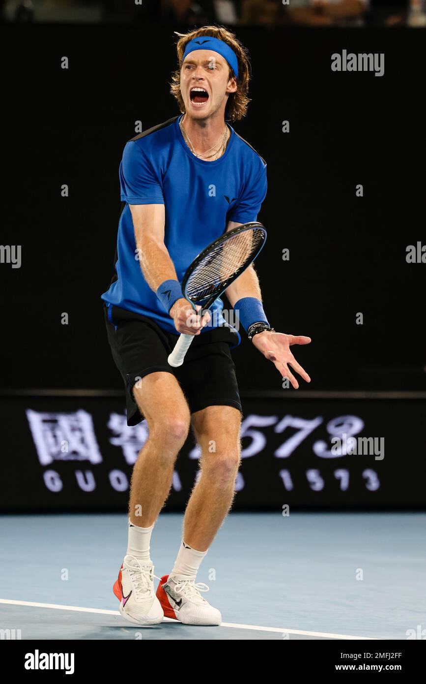 Andrey rublev hartplatztennis -Fotos und -Bildmaterial in hoher ...