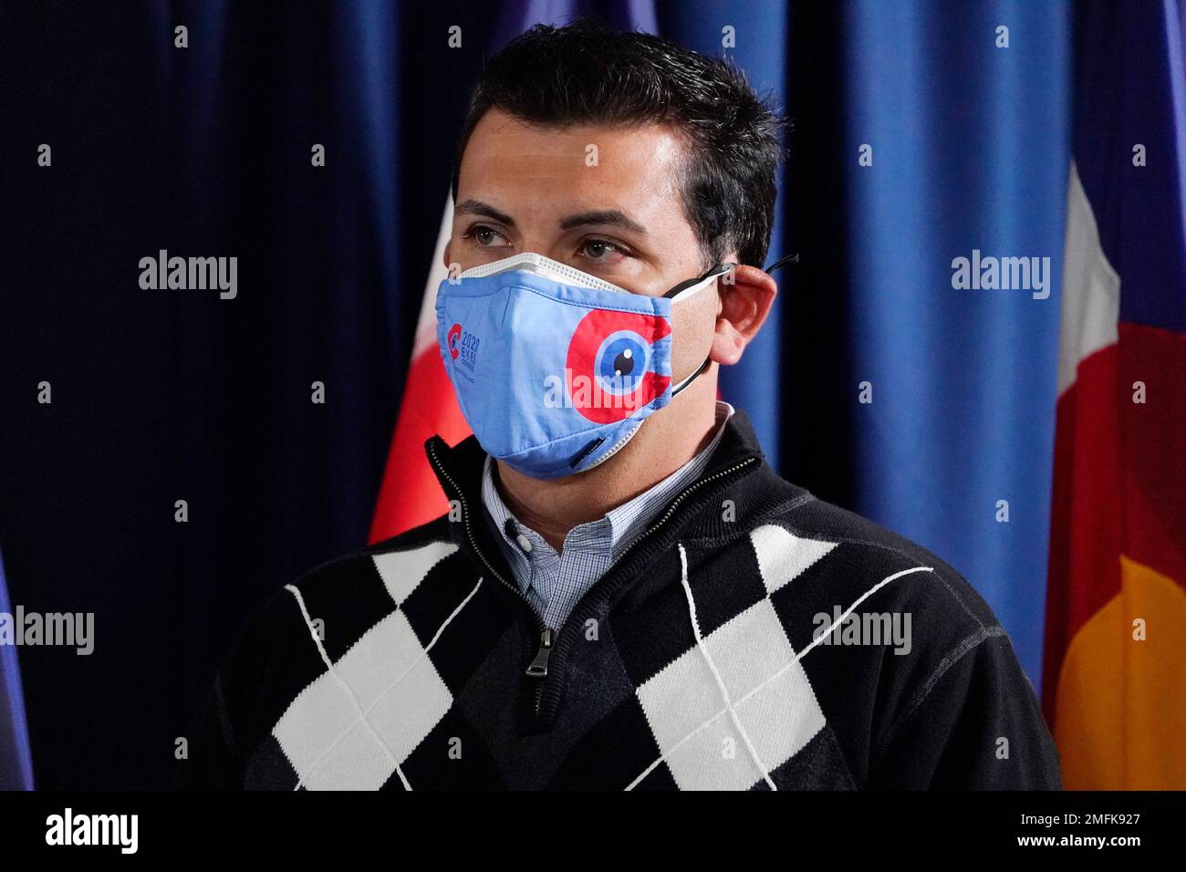 Colorado Senate President Leroy Garcia, D-Pueblo, makes a point during ...