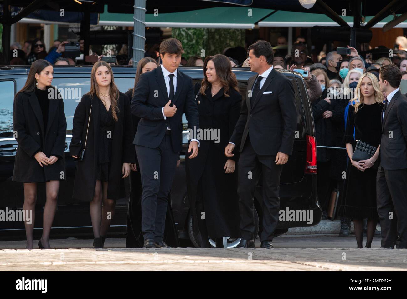 Athen, Griechenland. 16. Januar 2023 Arrietta Morales, Anna-Maria Morales, Carlos Morales ...