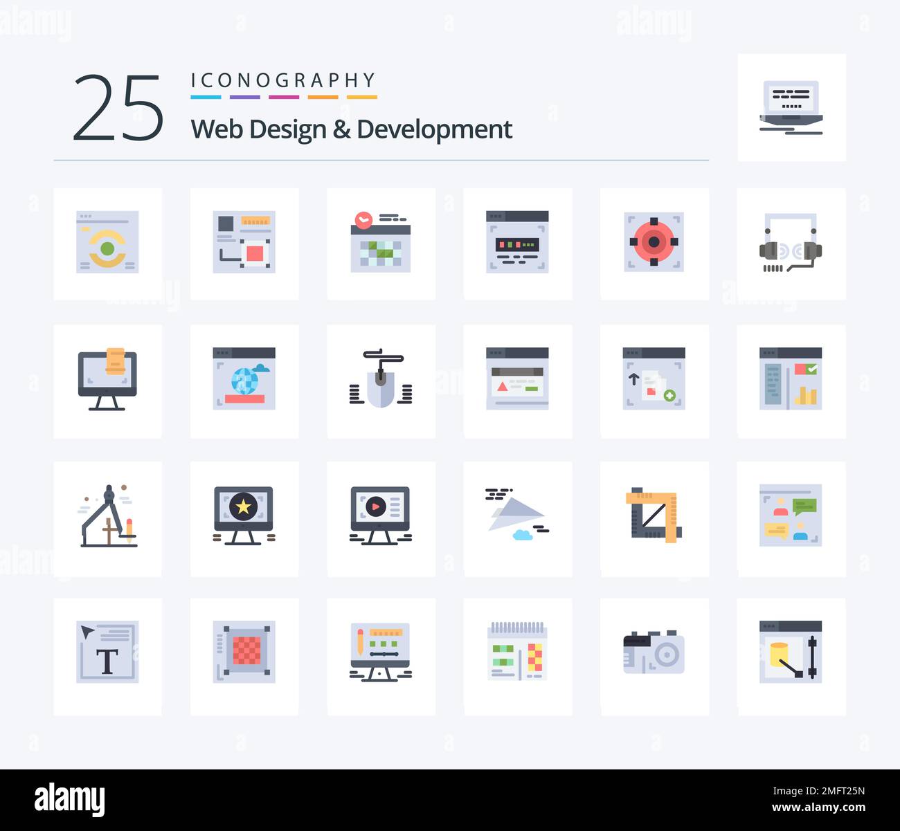 Design des endbildschirms Stock-Vektorgrafiken kaufen - Alamy