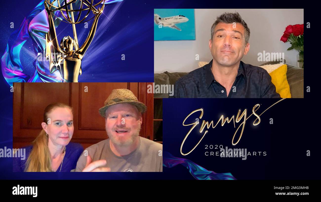 Jeannie Gaffigan and Jim Gaffigan present the award for Outstanding ...