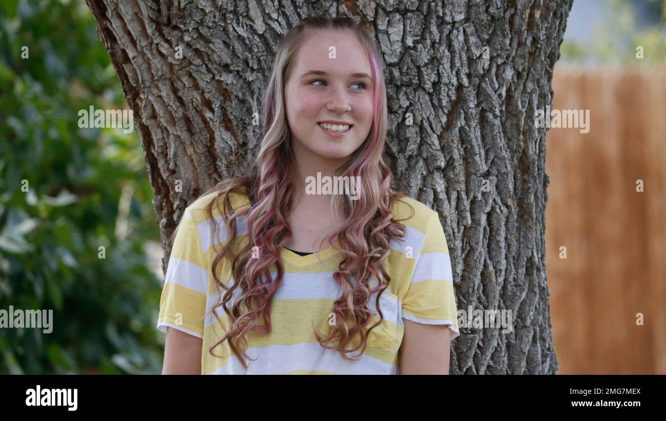 High school student Brianne Harmon is shown Monday, Aug. 10, 2020, in ...