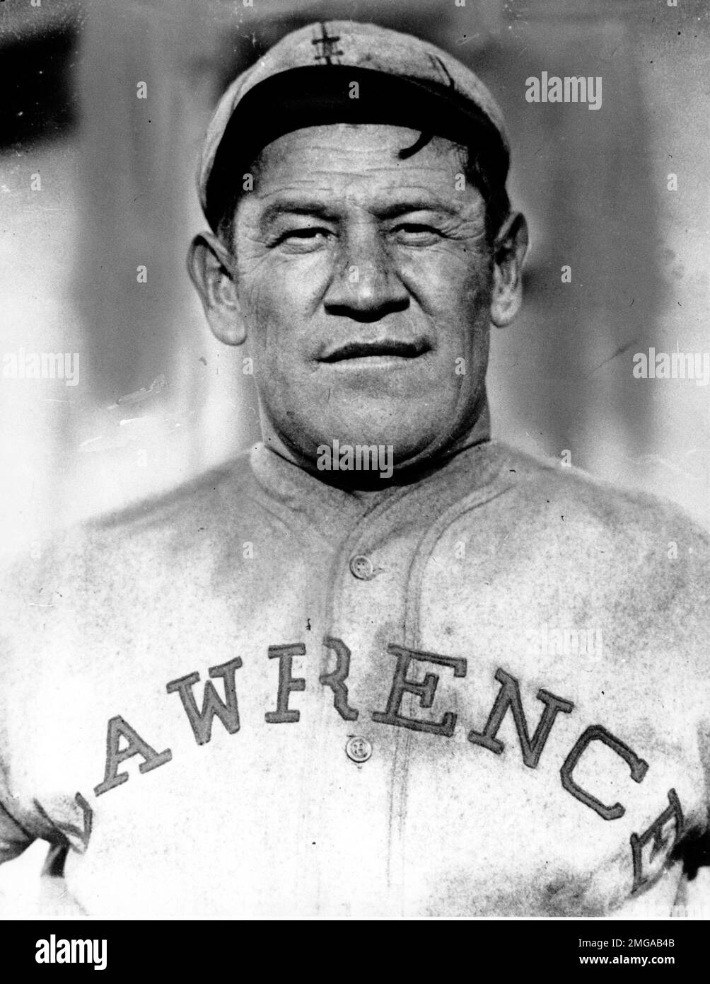 FILE - In this is undated file photo, Jim Thorpe poses in a baseball ...