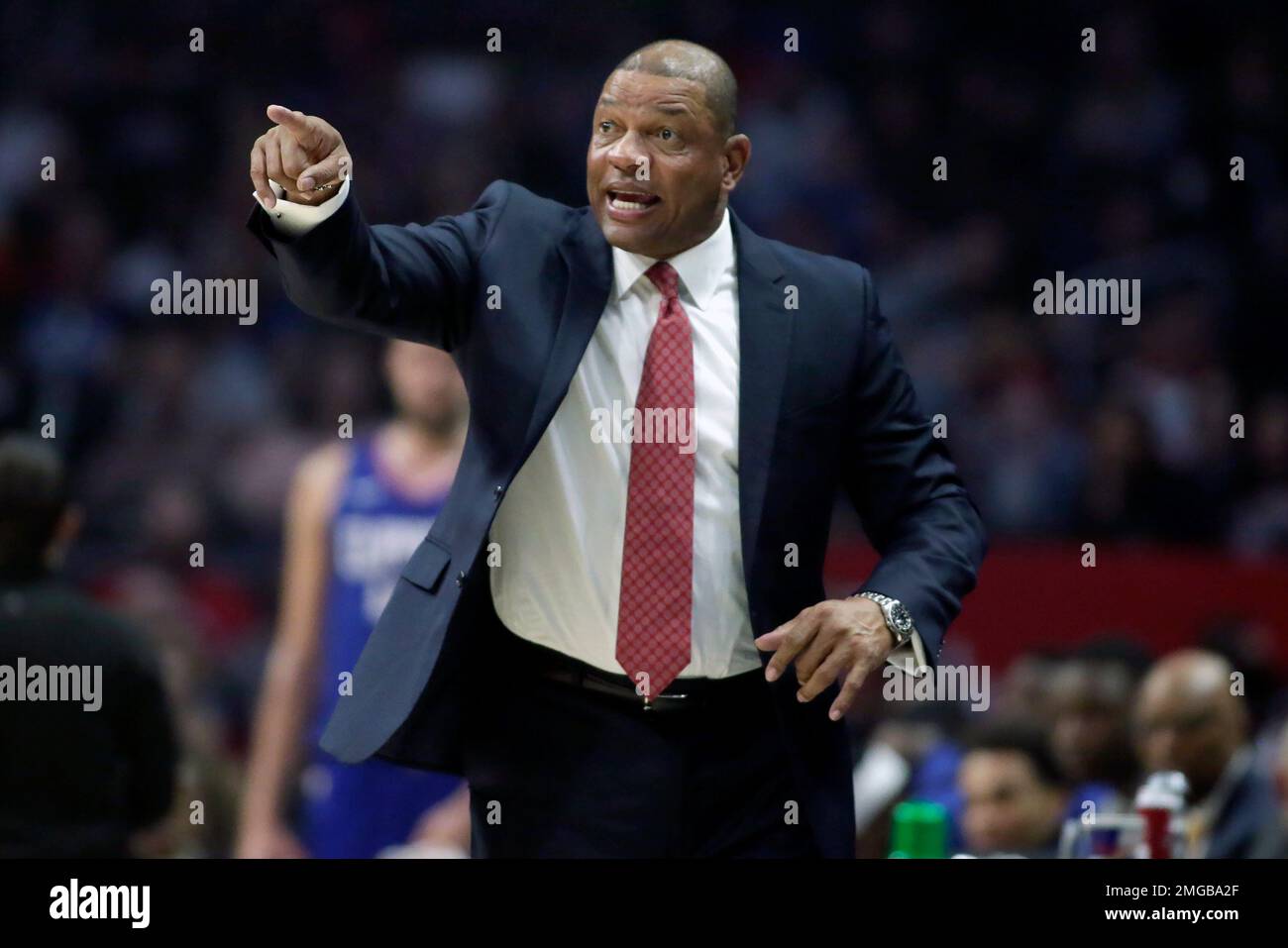 FILE - In this Saturday, Feb. 1, 2020, file photo, Los Angeles Clippers ...