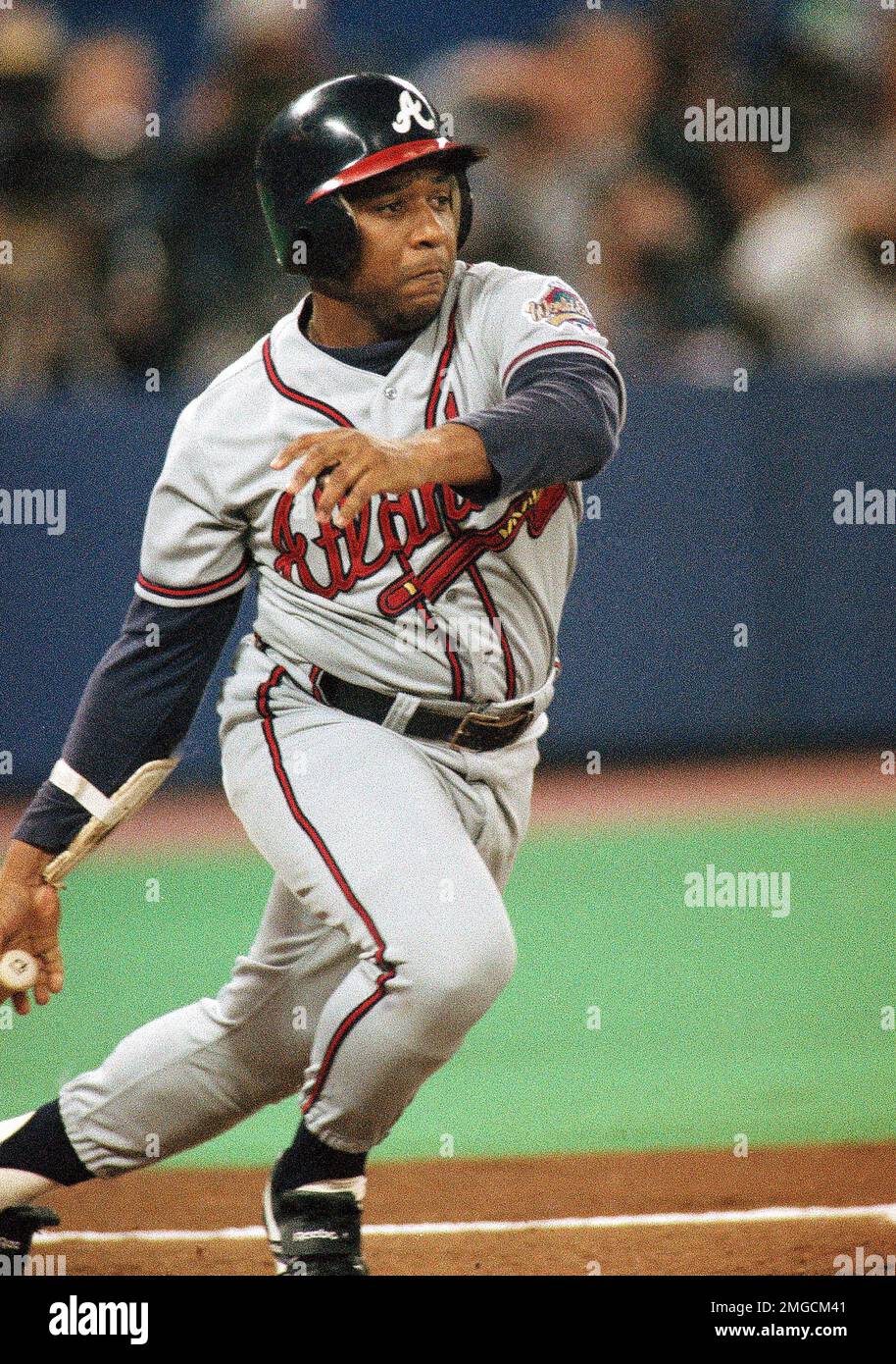 FILE - In this Oct. 22, 1992, file photo, Atlanta Braves' Terry ...