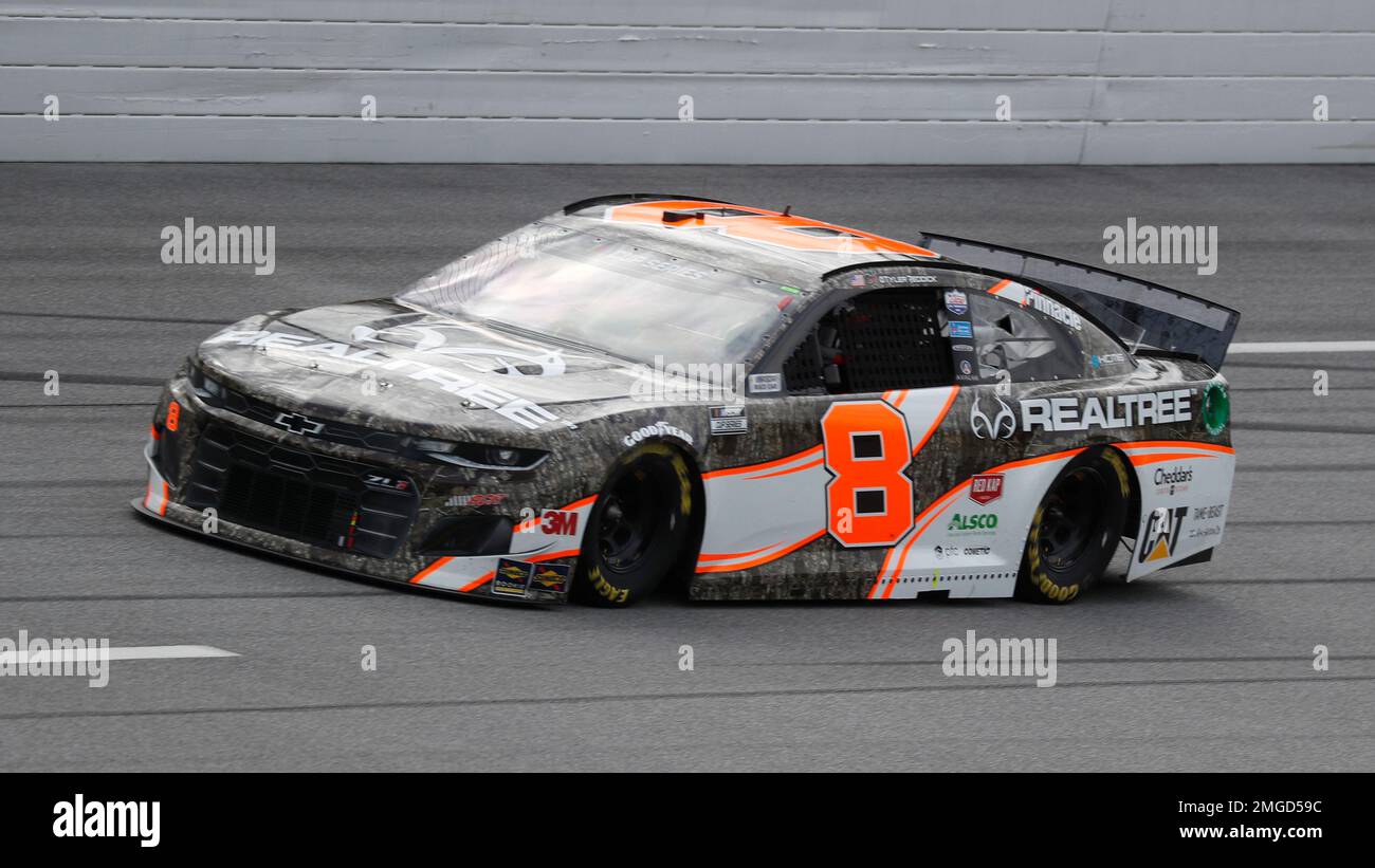 Tyler Reddick (8) runs during the NASCAR Cup Series auto race at the ...
