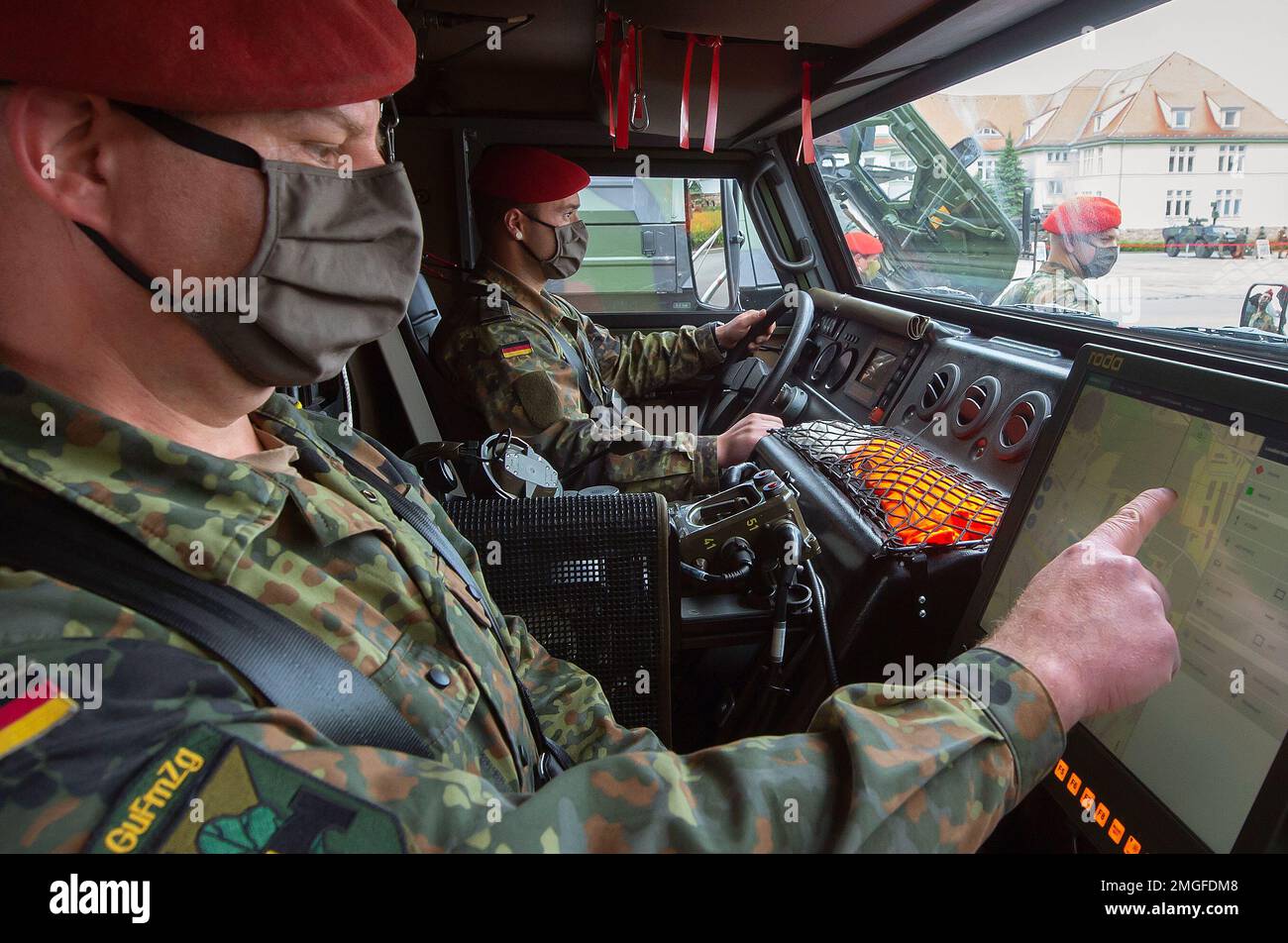 Staff Sergeant Swen Plath of the German Federal Armed Forces Bundeswehr ...