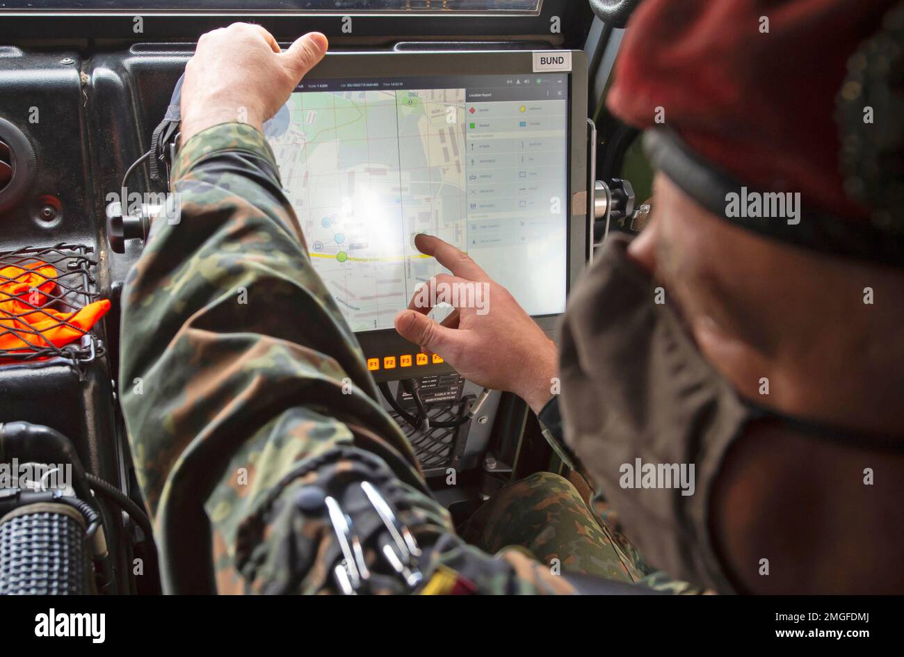Staff Sergeant Swen Plath of the German Federal Armed Forces Bundeswehr ...