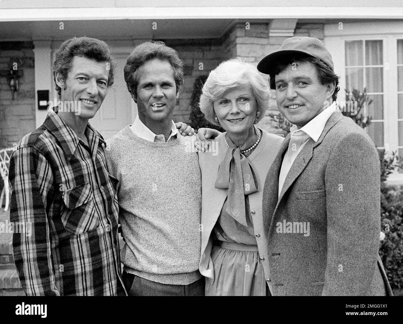 FILE - This Dec. 10, 1982 file photo shows members of the original cast ...