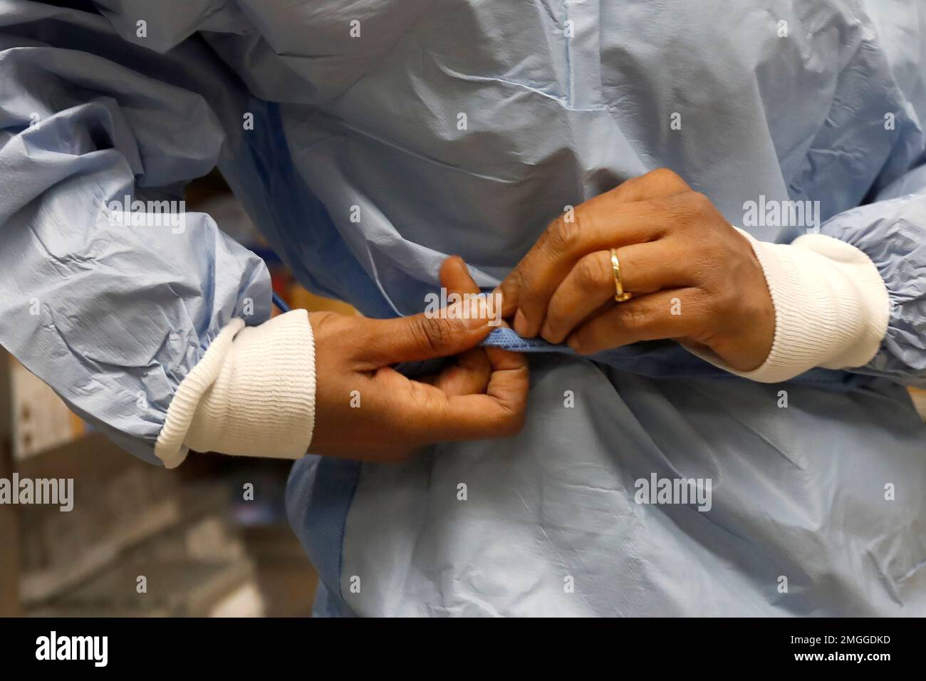 In this Tuesday, May 5, 2020, photo, Cook County Chief Medical Examiner ...