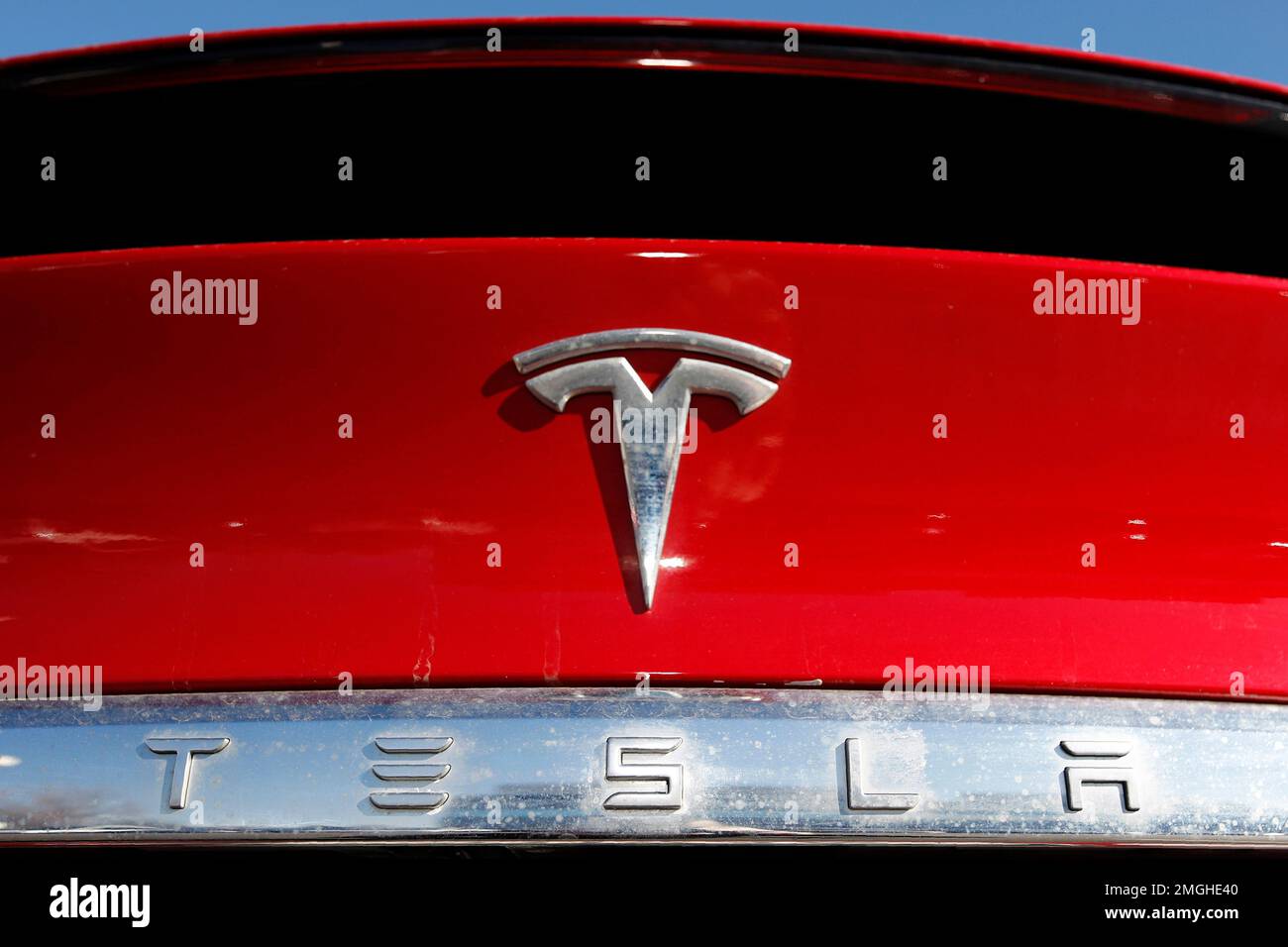 FILE - In this Feb. 2, 2020, file photo, the company logo sits on an ...