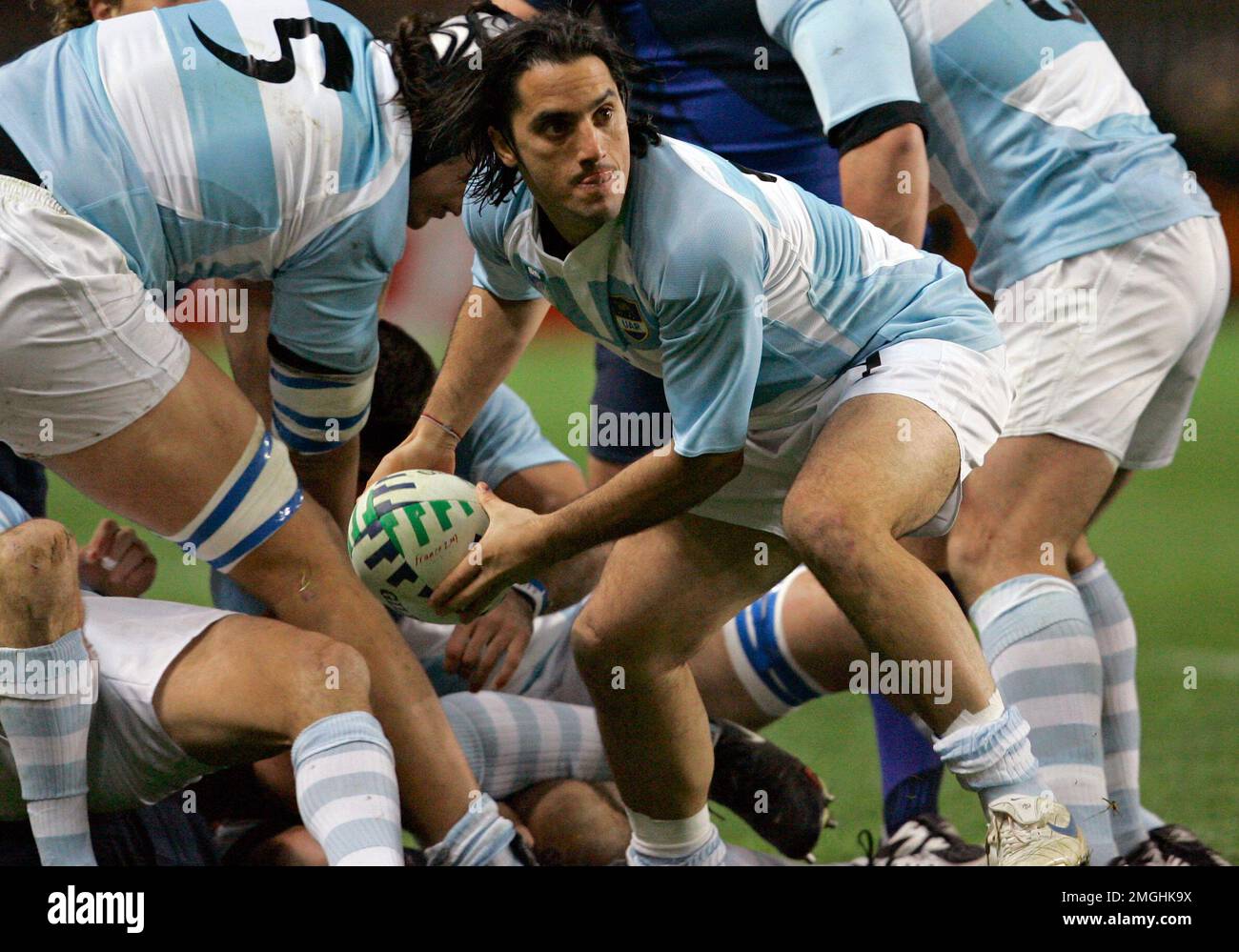 FILE - In this Friday, Oct. 19, 2007 file photo, Argentina's captain ...