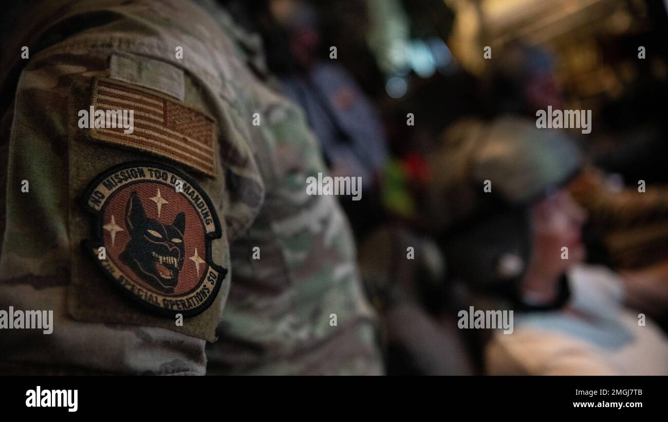 EIN US-AMERIKANISCHER Air Force 17. Special Operations Squadron AC-130J ...