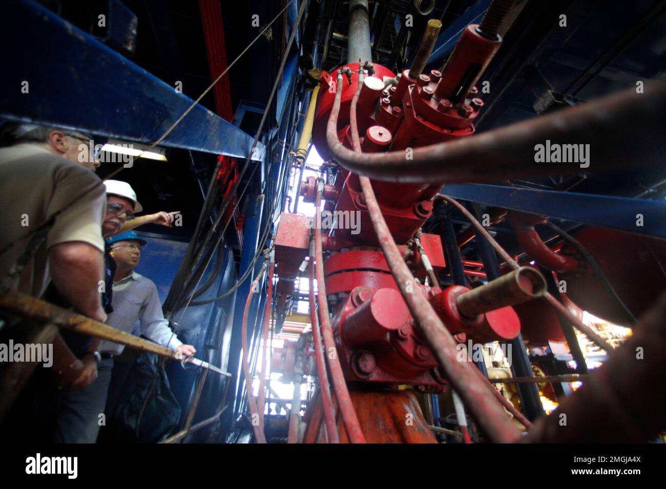 FILE - In this July 28, 2010 file photo, the surface blow out preventer ...