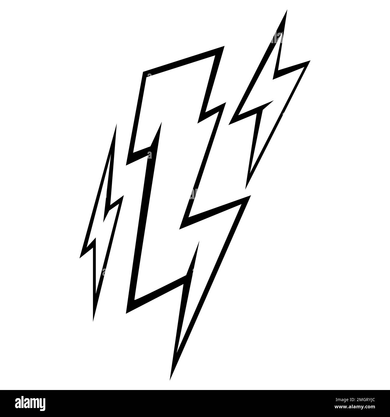 Illustration eines Comic-Blitzes. Cartoon Pop-Art-Kreativbild Stock ...