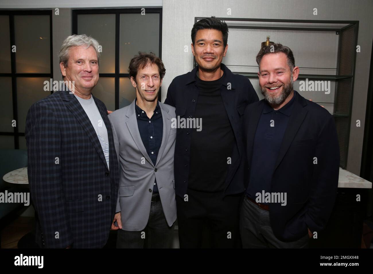 Producer Gil Netter, cast member Tim Blake Nelson, director Destin ...