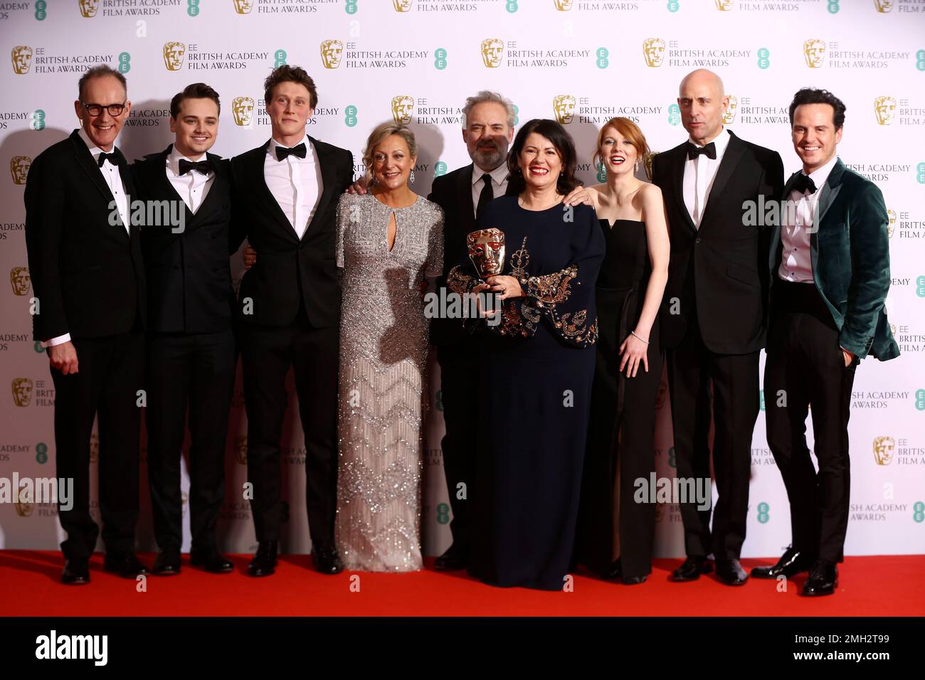 From left, Callum McDougall, Charles Chapman, George Mackay, Jayne-Ann ...