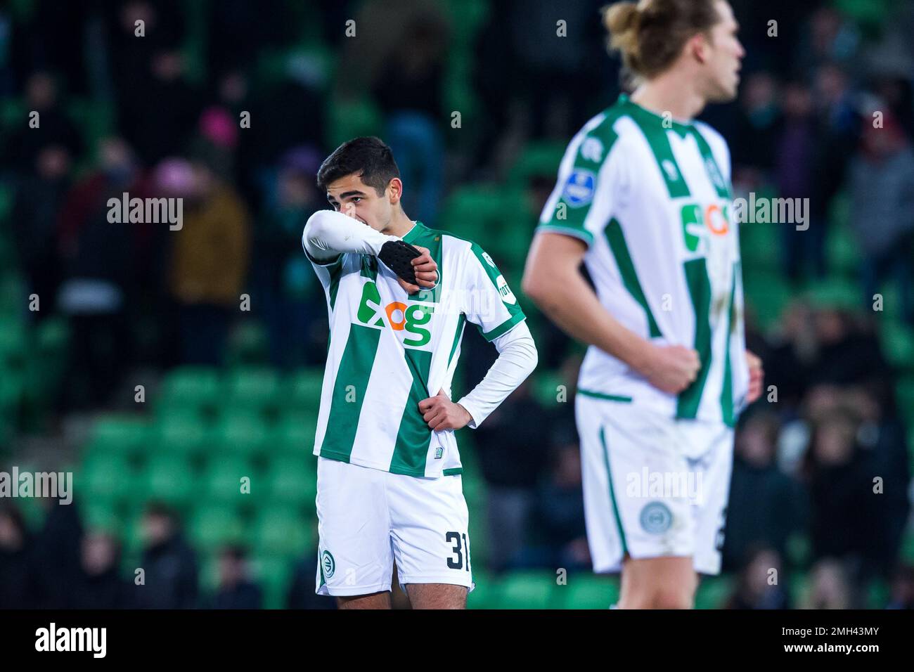 GRONINGEN - (lr) Aimar Sher vom FC Groningen, Mads Bech Sorensen vom FC ...