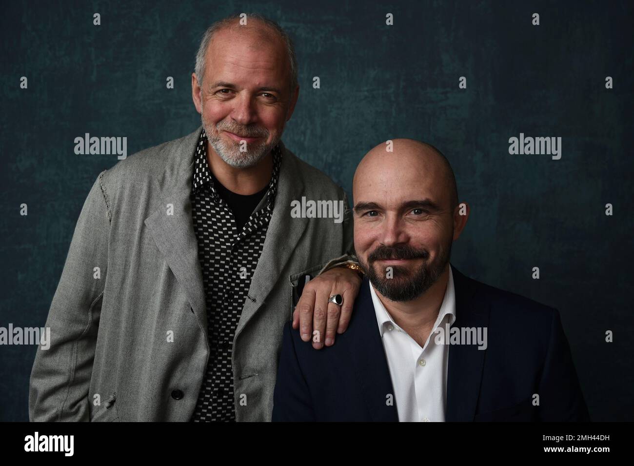 Marc du Pontavice, left, and Jeremy Clapin pose for a portrait at the ...