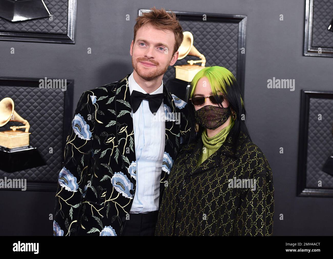Finneas O'Connell, left, and Billie Eilish arrive at the 62nd annual ...