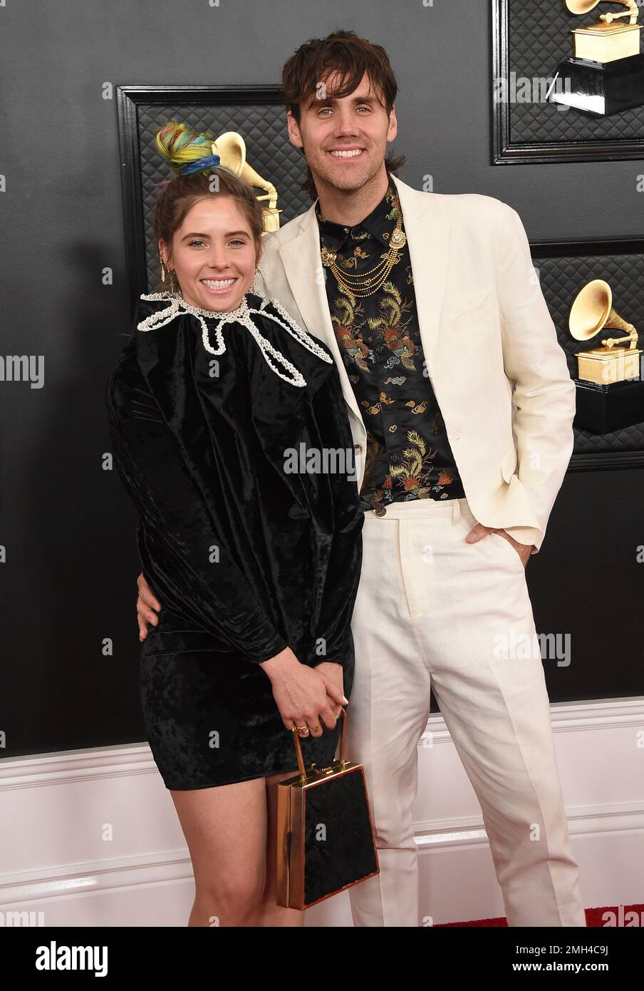 Victoria Evigan, left, and Jason Evigan arrive at the 62nd annual ...