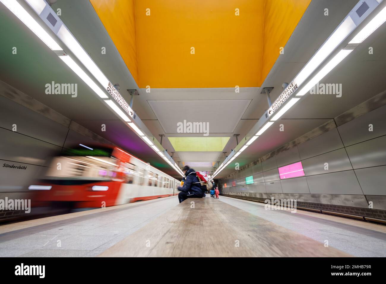 Nürnberg, Deutschland. 25. Januar 2023. Eine vollautomatische U-Bahn ...