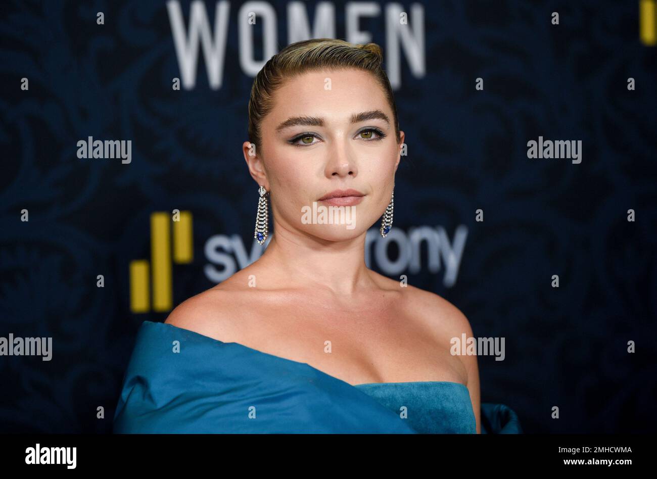 Actress Florence Pugh attends the premiere of "Little Women" at the ...