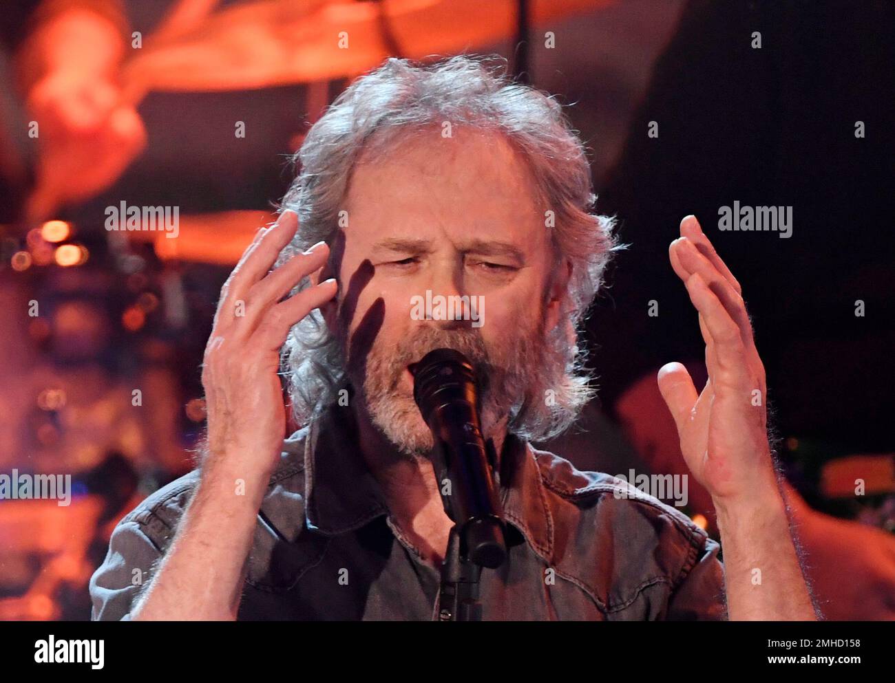 Singer Pete Wolf, former Wolfgang Petry, performs during the charity ...
