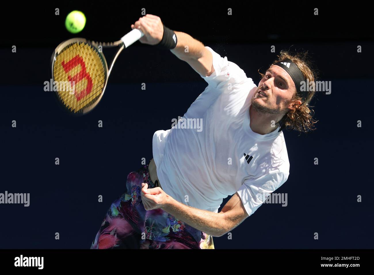 27. Januar 2023: 3. Samen STEFANOS TSITSIPAS von Grenada gegen 18 ...